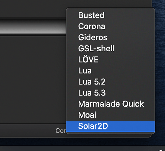 Getting both Corona and Solar2D in the ZeroBrane IDE on OSX - Other ...